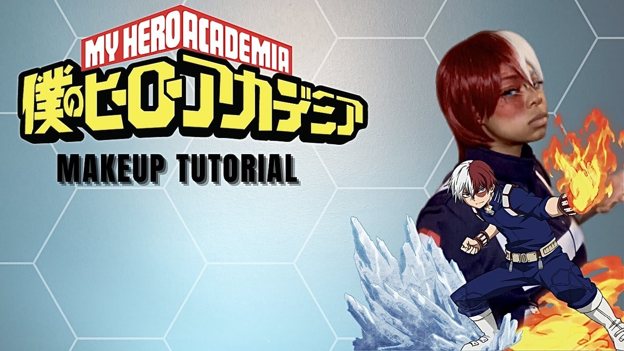 Todoroki Shoto Burn Cosplay Makeup Tutorial - YouTube