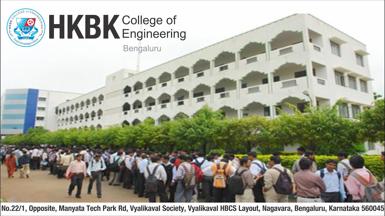 HKBK College of Engineering || Campus Tour - YouTube
