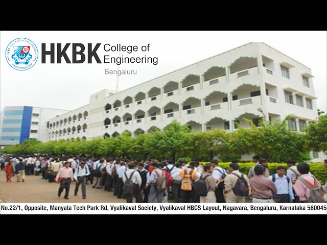 Hkbk College Of Engineering Logo