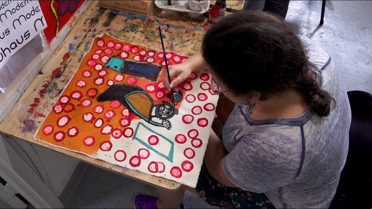 Art Classes with Autism | Your South Florida - YouTube