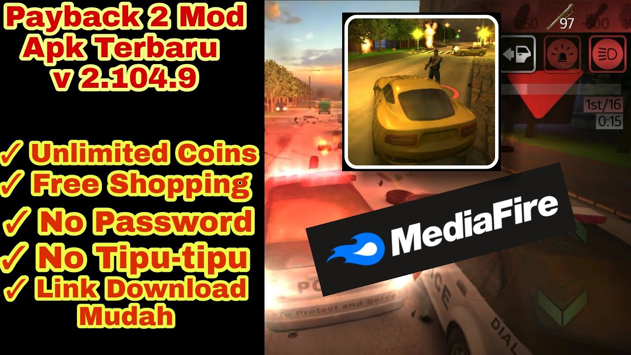PAYBACK 2 MOD APK TERBARU 2021 - YouTube