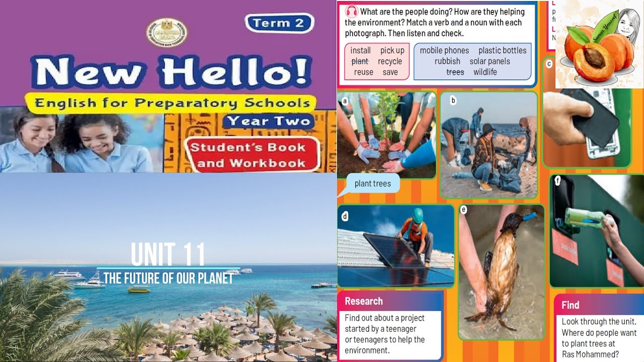 New Hello Prep 2 👍😀Unit 11 Listening questions with answers 2022 نصوص ...