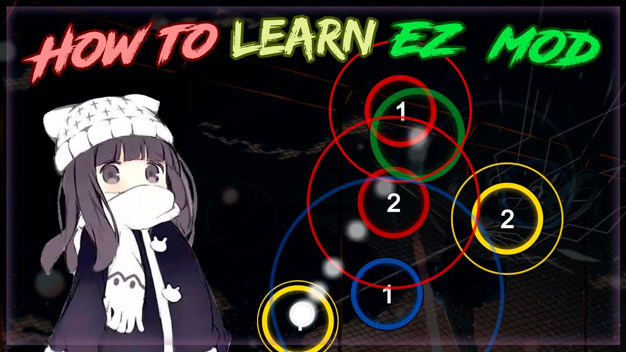 osu! How To Learn EZ Mod: Learning Low ar, Playing jumps, Tech etc ...