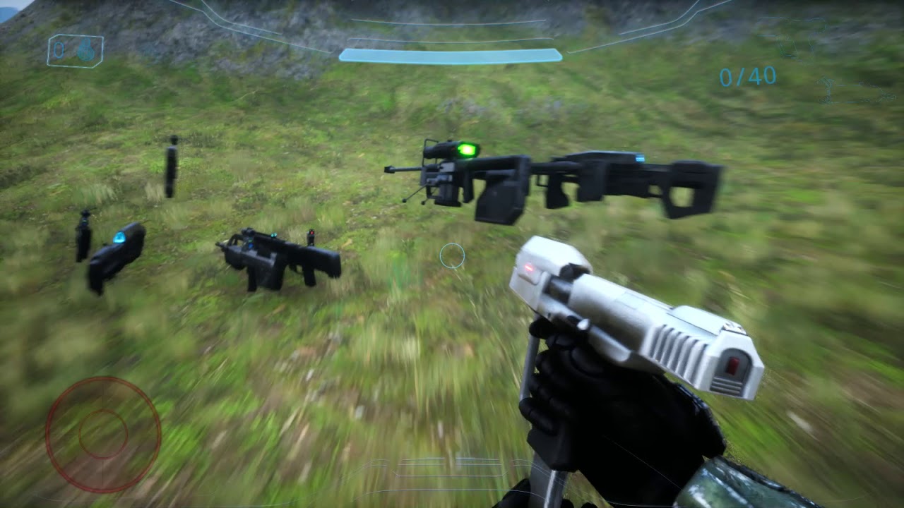 Halo Unreal 4 UNSC Weapons - YouTube