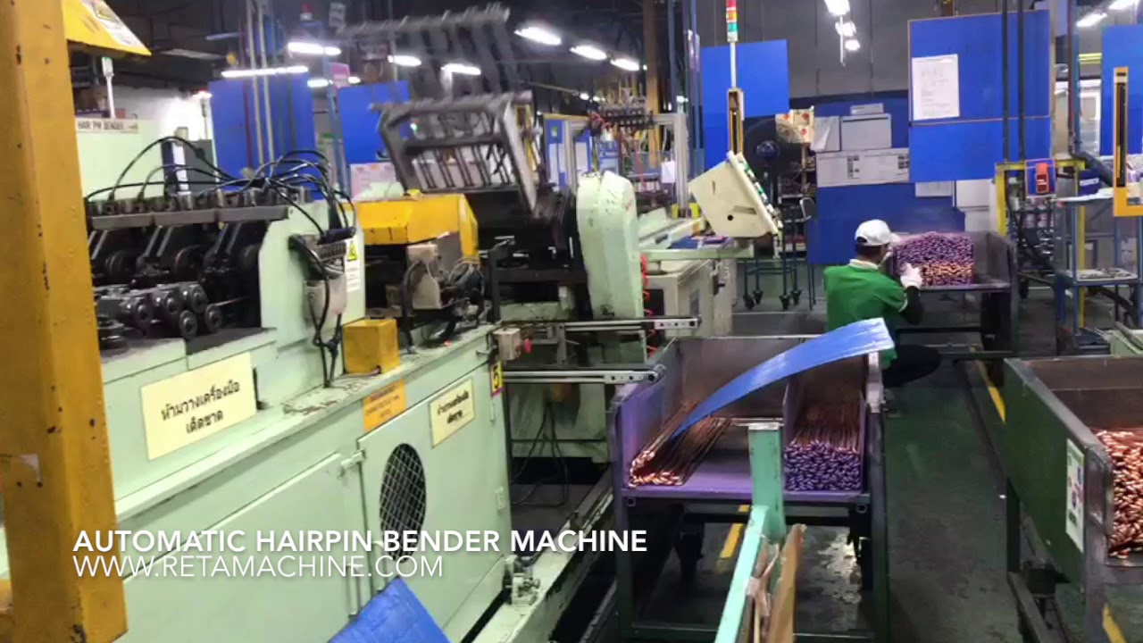 Automatic Hairpin Bender Machine - YouTube