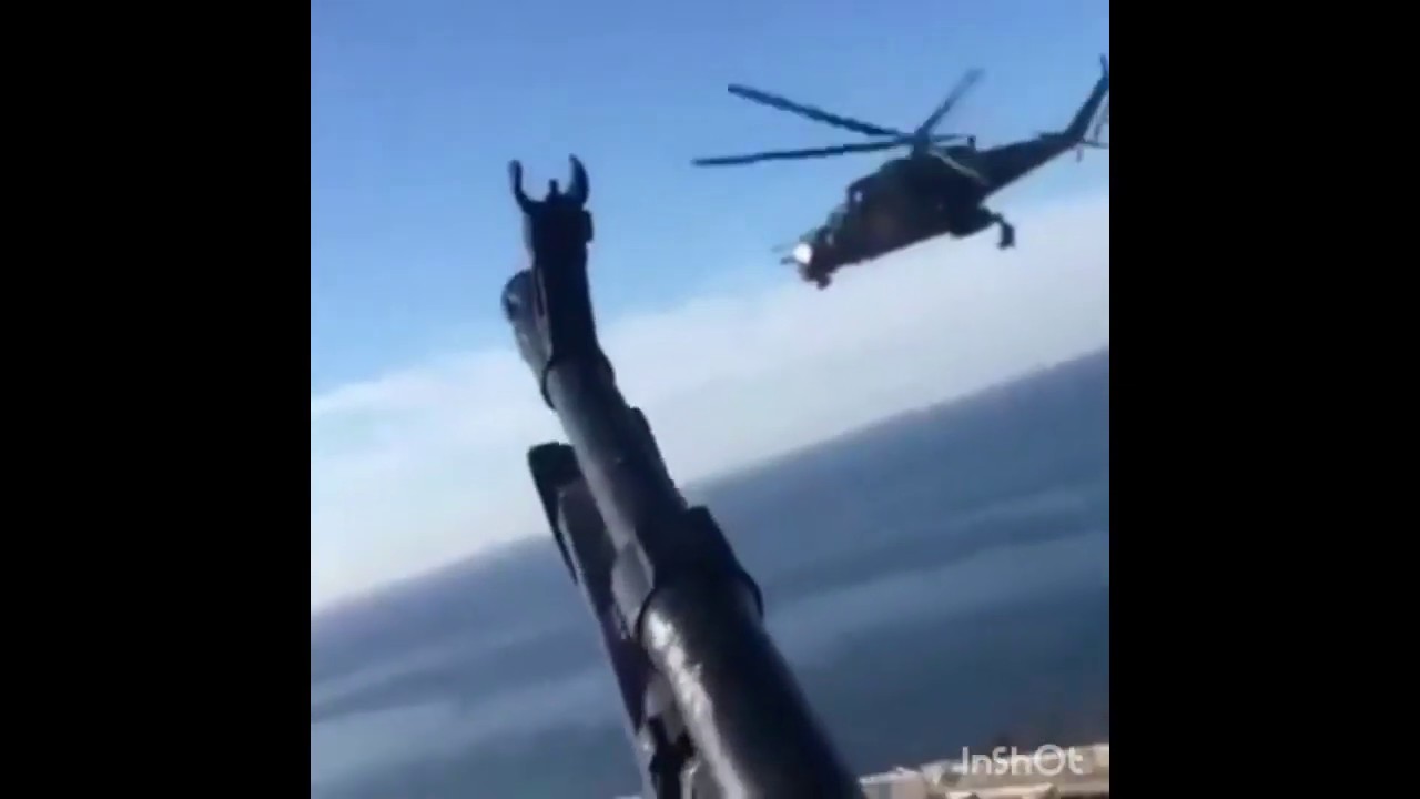 Mi-24 over Syria - YouTube