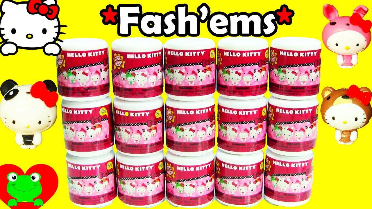 Hello Kitty Fashems Will Genie Get the Frog Hello Kitty Squishy Fashem ...