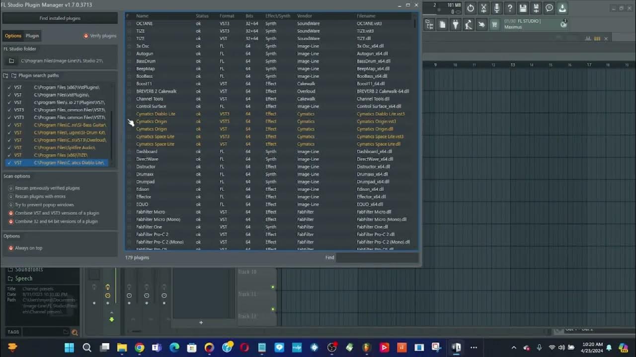 Cymatics Diablo Lite, Space Lite and Origin in Set Up In FL Studio | FL Studio Tutorials - YouTube