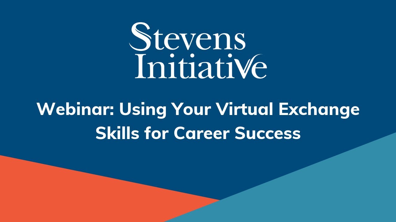 Webinar: Using Your Virtual Exchange Skills for Career Success - YouTube