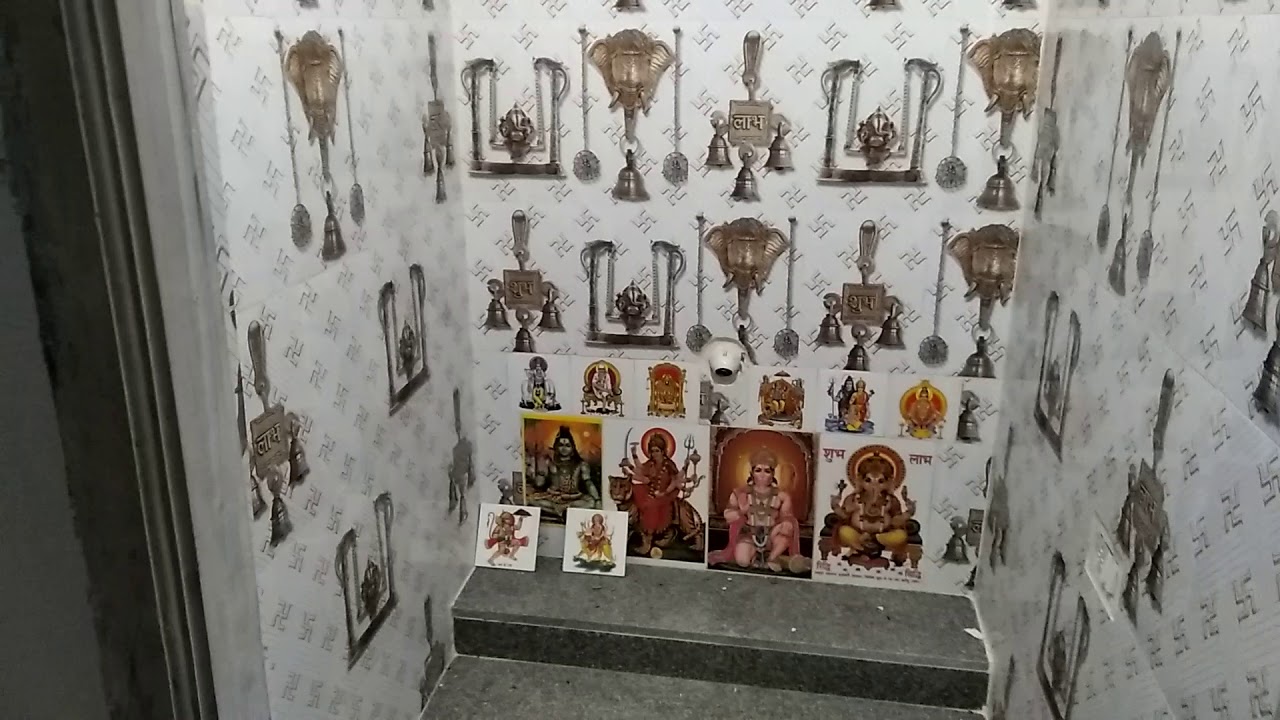 Mandir ka wall tiles / tiles Narayana - YouTube