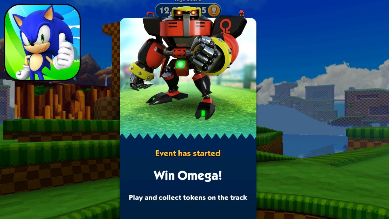Sonic Dash Win Omega! Omega Event (Android, iOS) Gameplay - YouTube