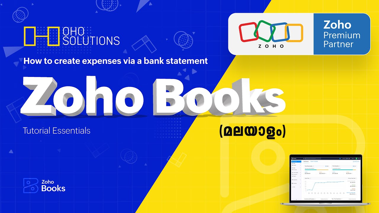 How to create expenses via a bank statement | Zoho Books Tutorial ...