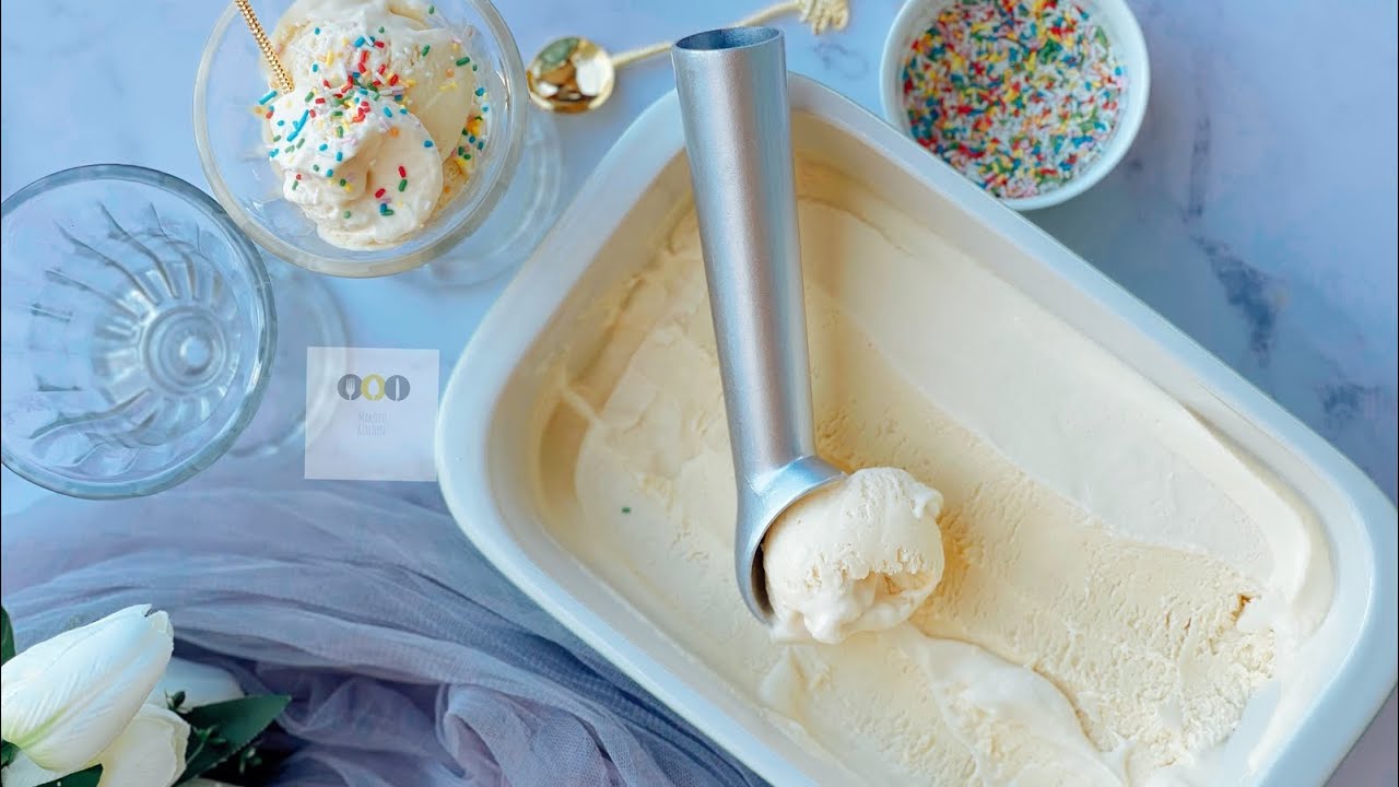 EASY HOMEMADE ICE CREAM IN 5 minutes. IT CAN BE ANY FLAVOR YOU WANT..no ...