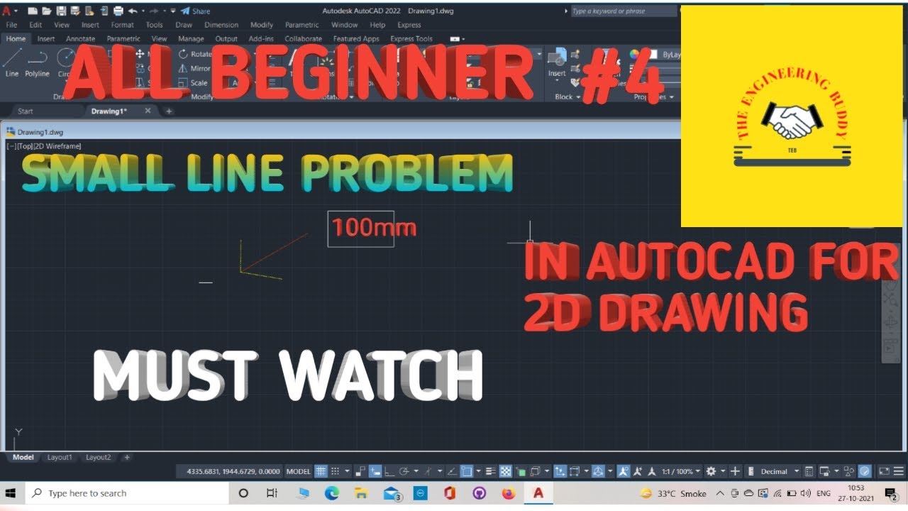 Basic AutoCAD Problem For All Beginner 2023 |MUST WATCH # ...