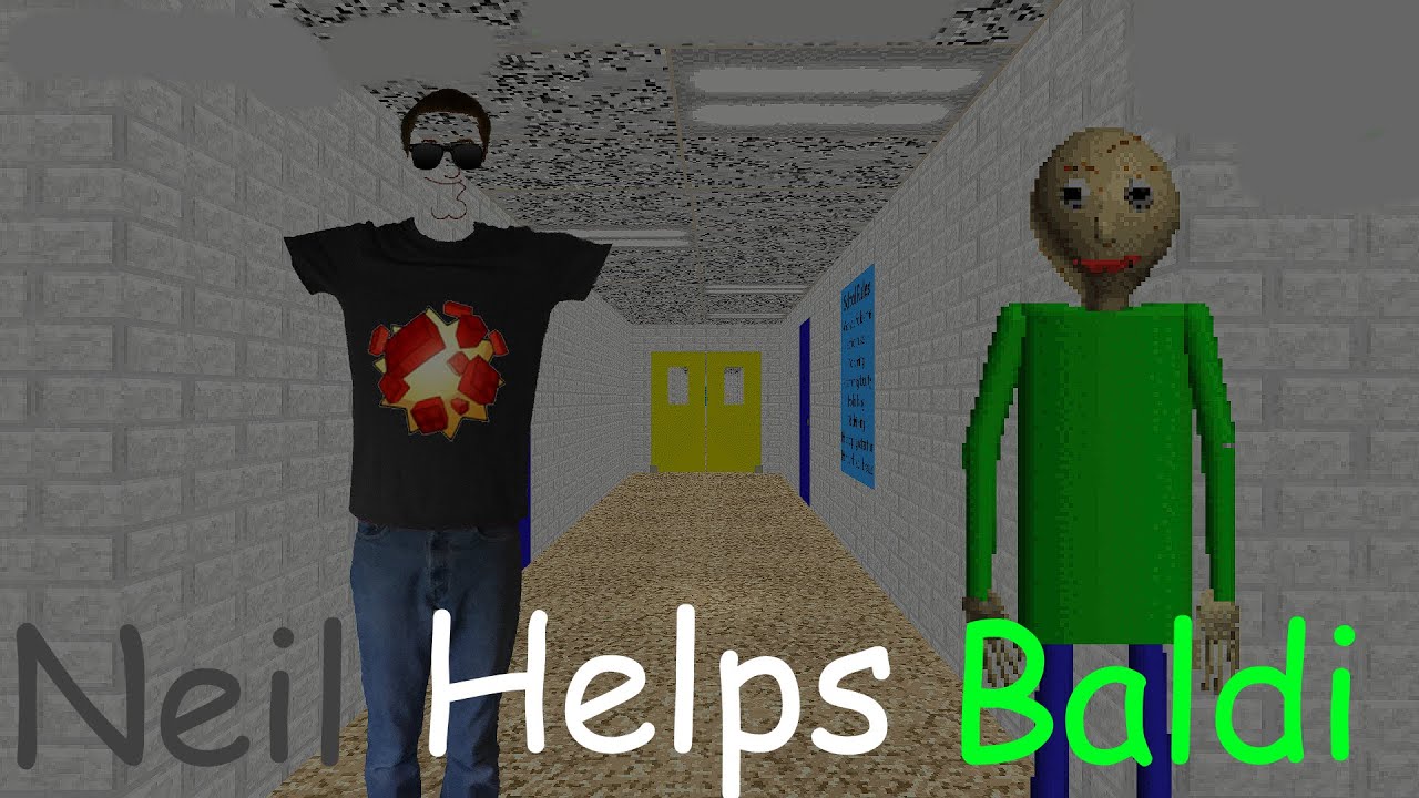 Neil Helps Baldi (Baldi Mod) - YouTube