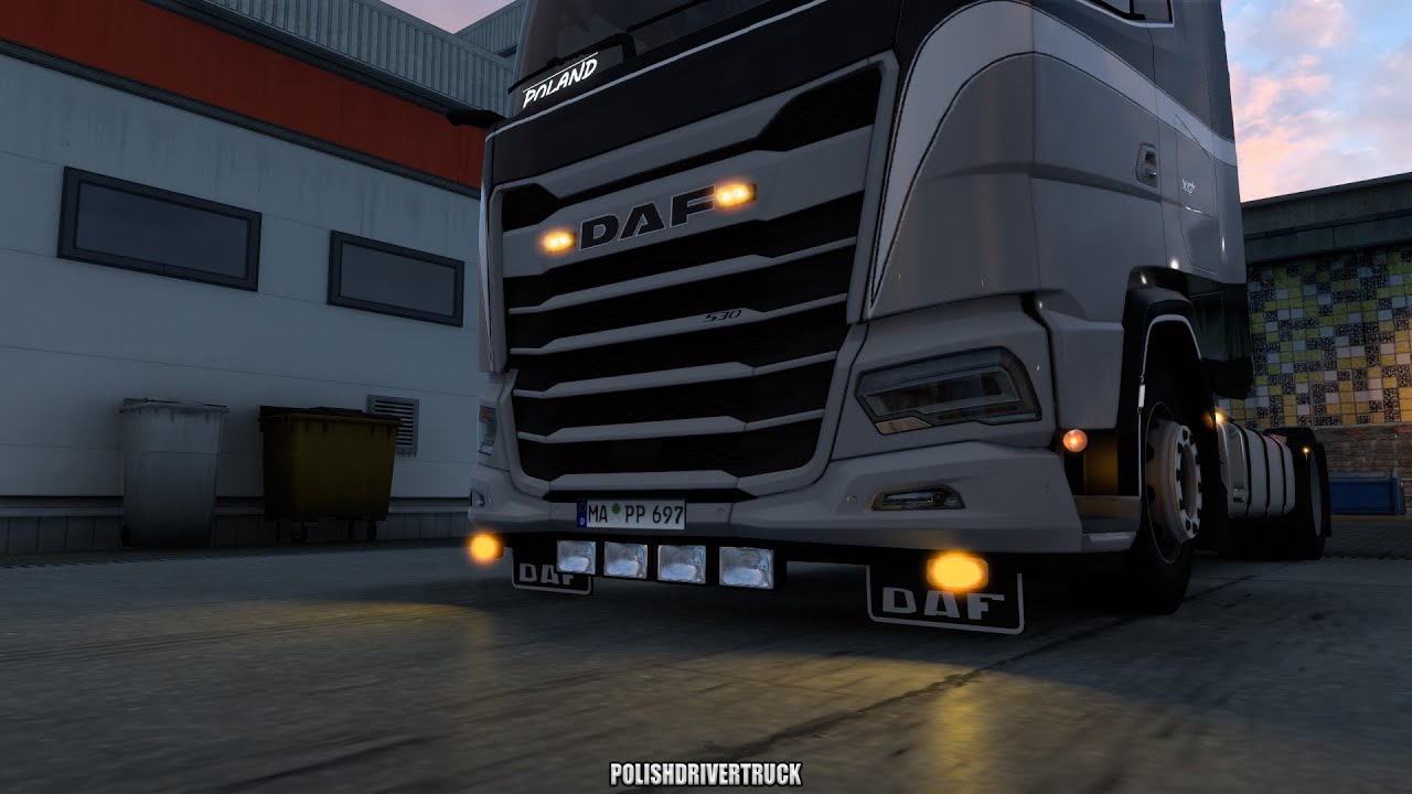 [ETS2. V1.40]...PDT...Bumper Aero slots for DAF XG - YouTube