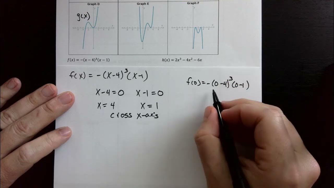 Determining the Graph of Polynomial Functions based on X and Y ...