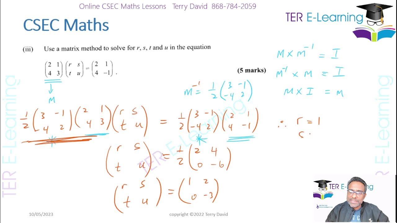 CSEC Maths - June 2023 Preparation (Past Papers - Session 2) - YouTube