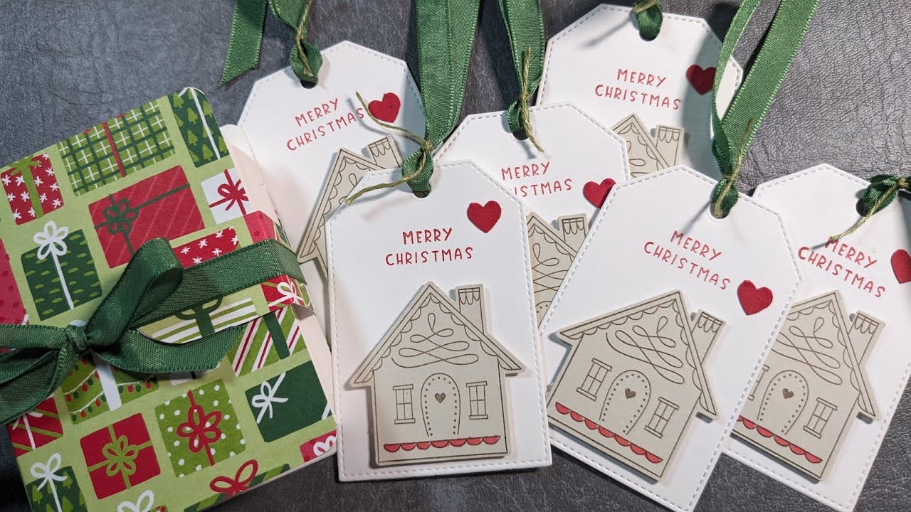 Sweet Gift Box with Christmas Tags - YouTube