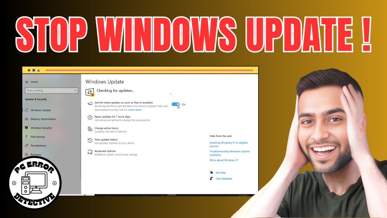 How to Stop Windows 10 Update - YouTube