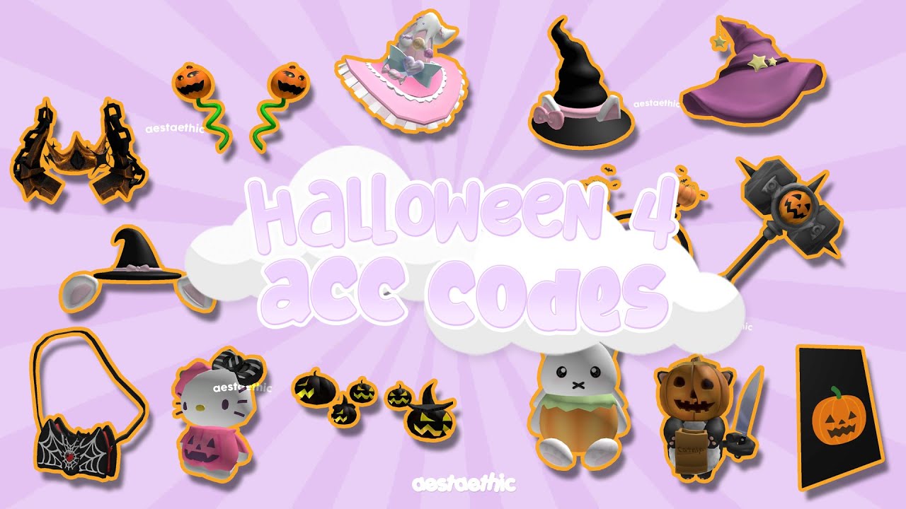 Halloween Berry Avenue Accessory Codes P4 🎃 Bloxburg & Brookhaven # ...