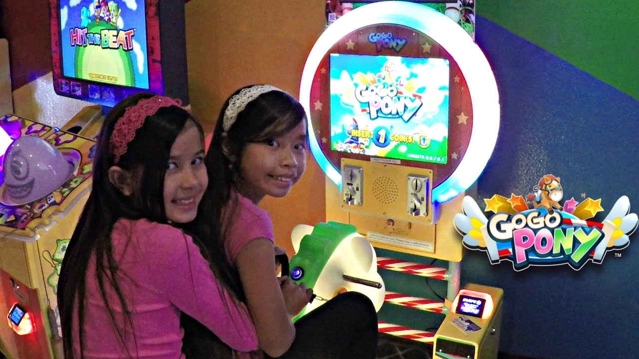 Arcade Game Play Of New Go Go Pony Horse Game Play! - YouTube