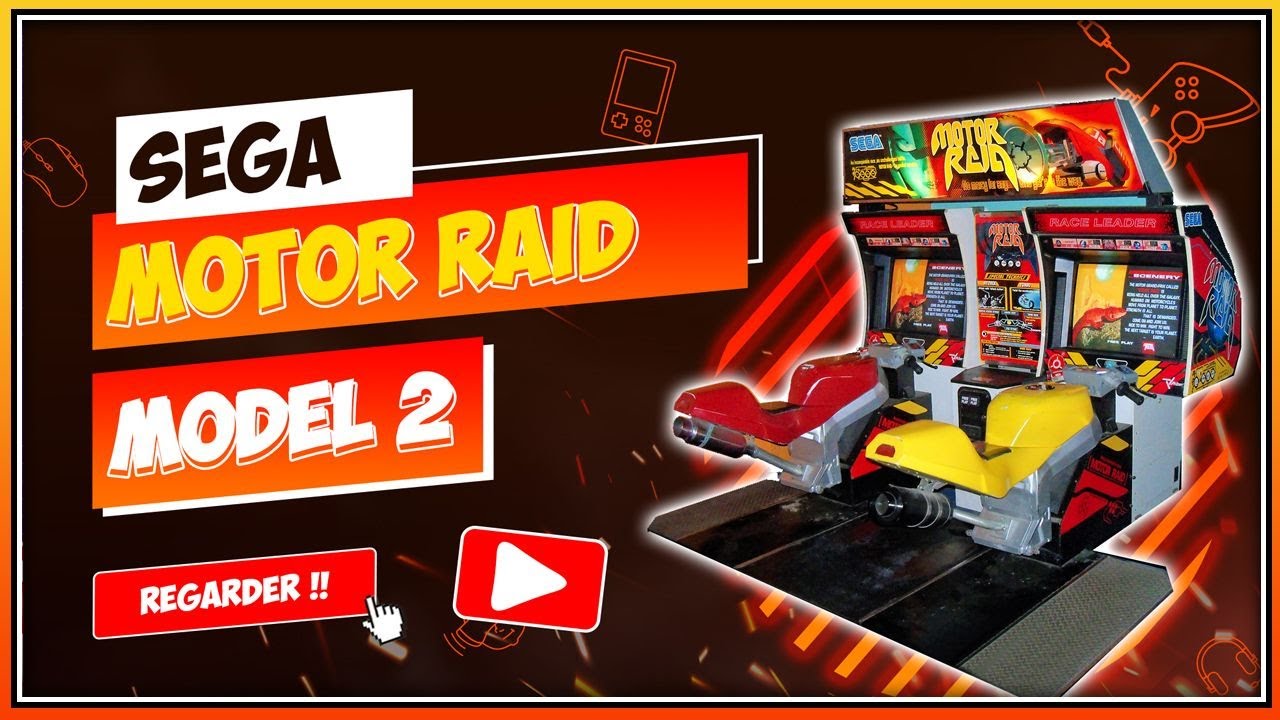 Let's play Motor raid Sega arcade model 2 - YouTube