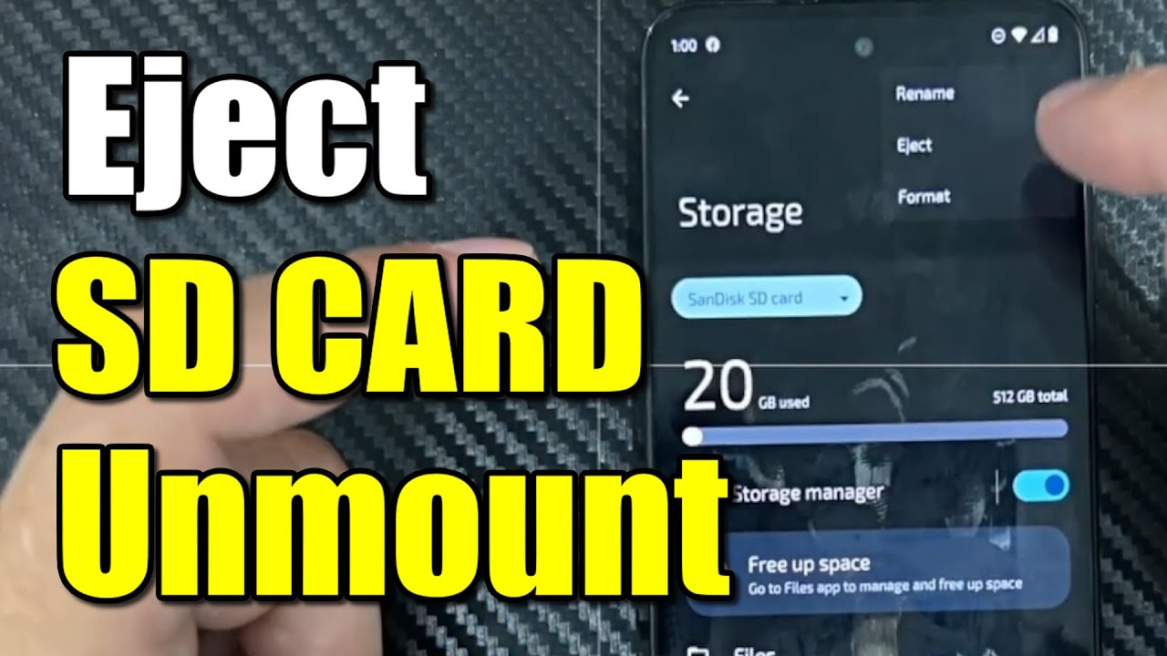 How to Unmount your SD Card & Eject from Any Android Phone (Best Method ...
