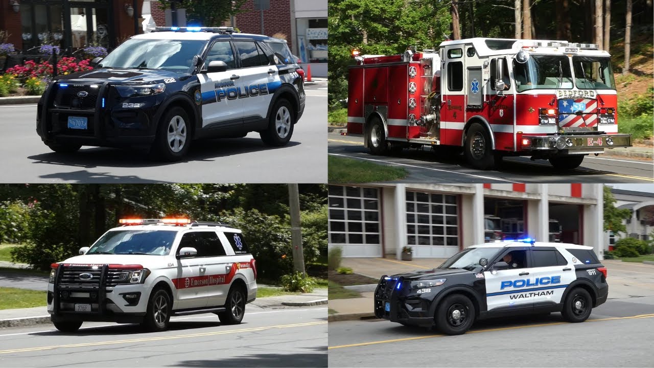 Fire Trucks, Ambulances, and Police Cars Responding Compilation - June ...