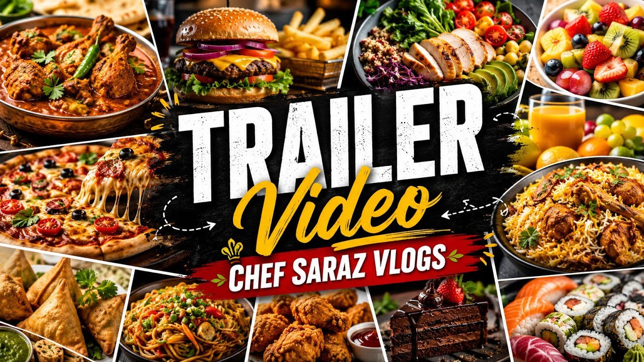 My Channel's Trailer-Chef Sara's Vlogs - YouTube