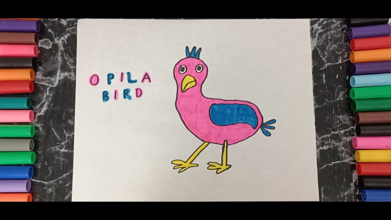 How To Draw OPILA BIRD / From Garten of Banban - YouTube