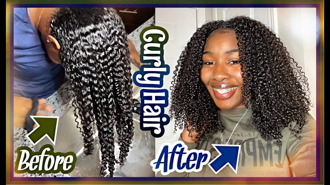 NEW Curly Hair Wash Routine for Defined Curls | Fall Wash Routine ...