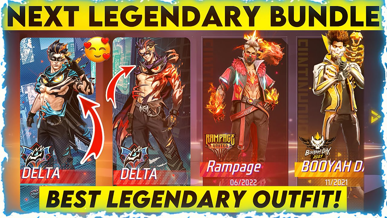 FREE FIRE NEXT LEGENDARY BUNDLE | NEXT LEGENDARY BUNDLE | MIDNIGHT ACE ...