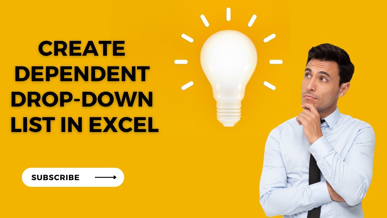 Create Dependent Drop Down List In Excel Create Dependent Drop Down List In Excel