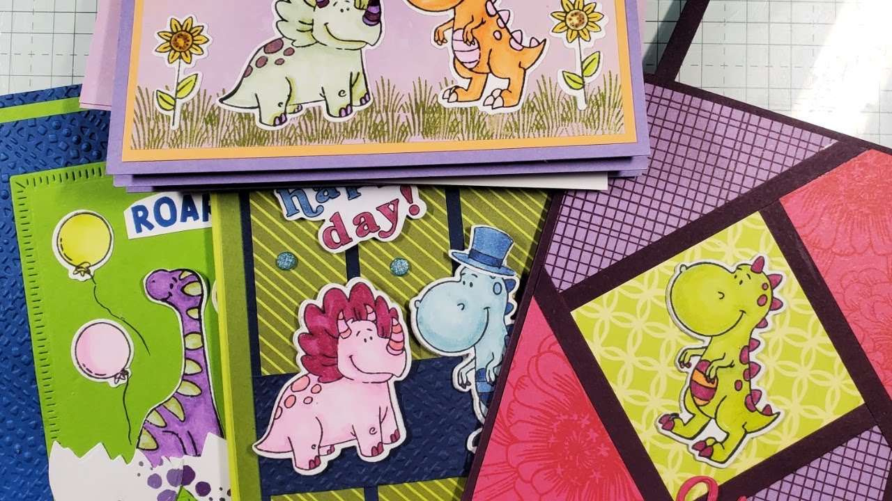 Darling Dinos, New, Stampin' Up! - YouTube