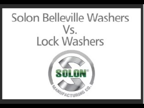 Solon Belleville Washers vs.Lock Washers - YouTube