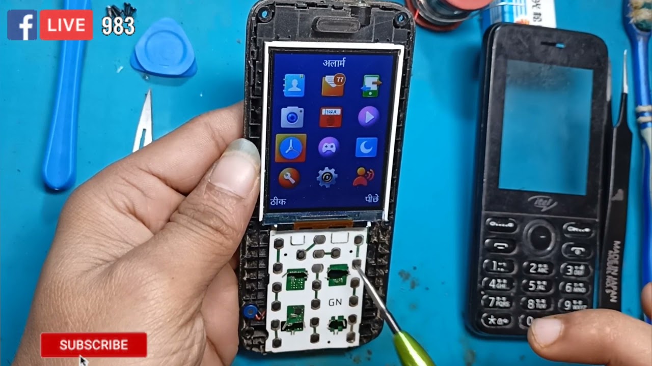 itel 5617 keypad problem - YouTube