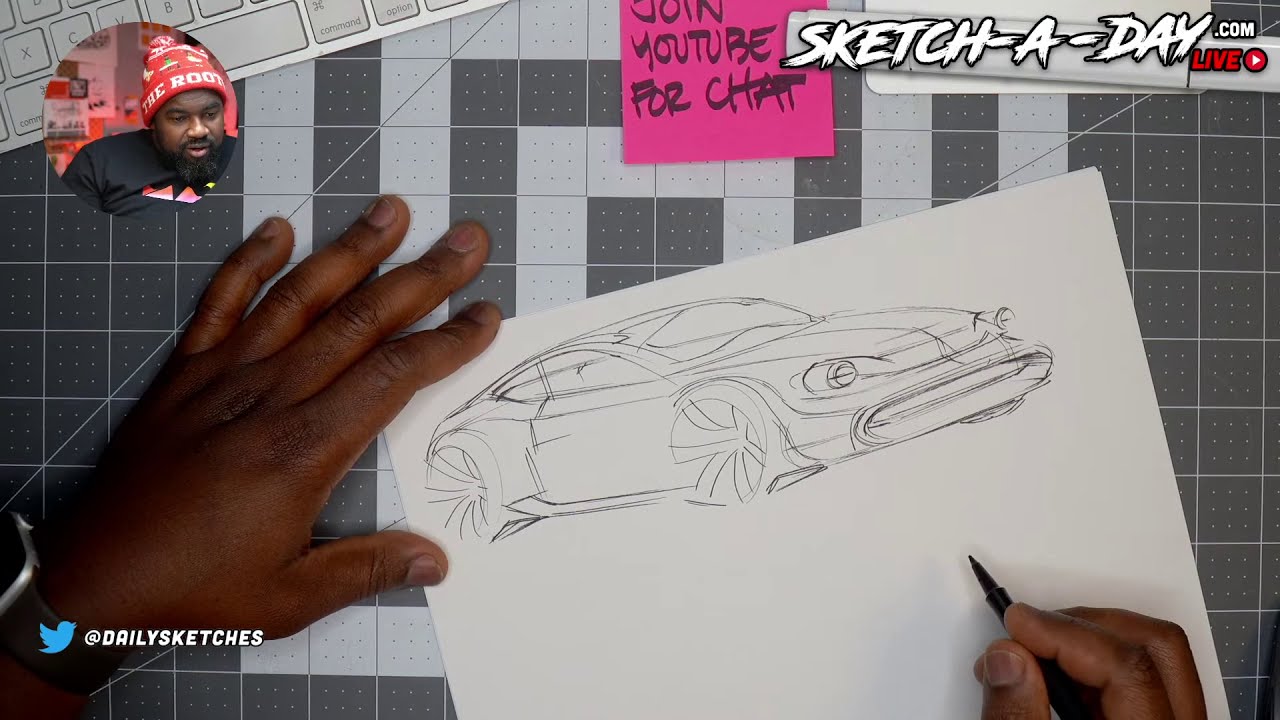 How to draw cars - Live drawing and Chat - YouTube