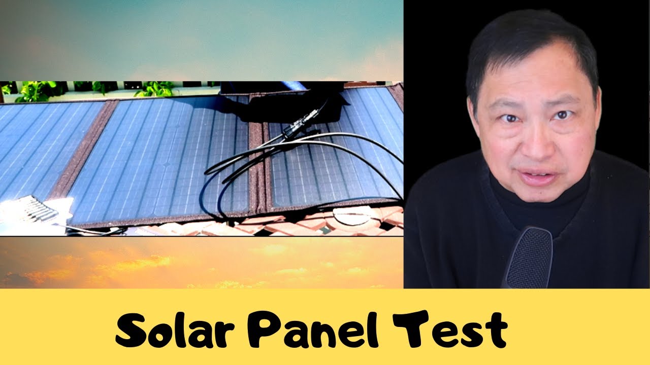 Real World Test of 100W Solar Panel from Rockpals - Rob Braxman Tech