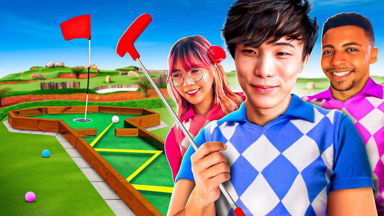 I Hosted a Mini Golf Tournament with the Biggest Streamers - YouTube