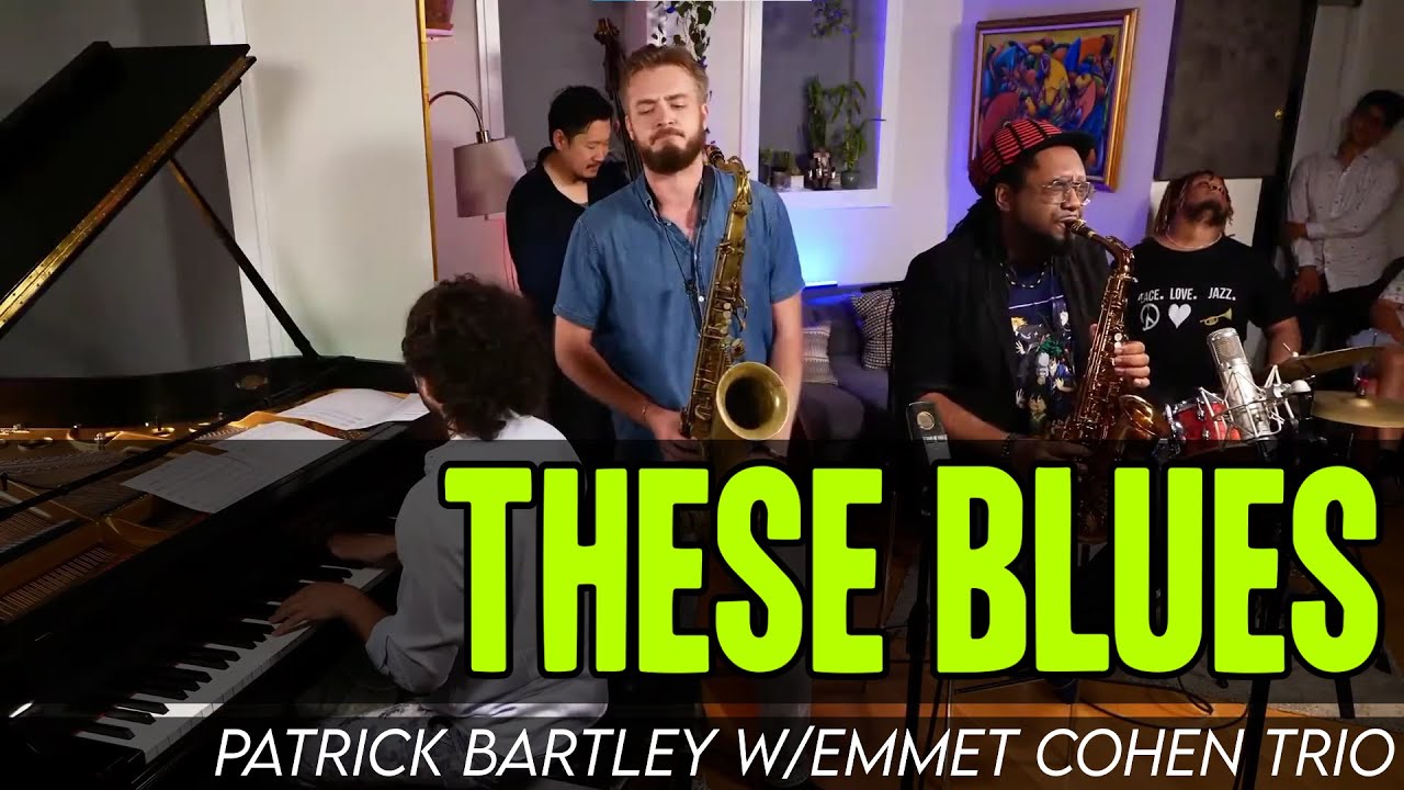 "These Blues" // Patrick Bartley, Julian Lee w/Emmet Cohen Trio - YouTube