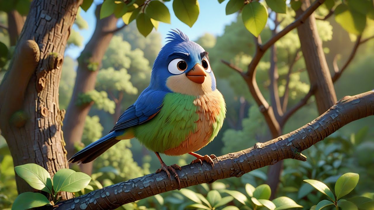 Bella Bird Sings on a Tree | Sweet Singing Song for Kids | Nursery ...