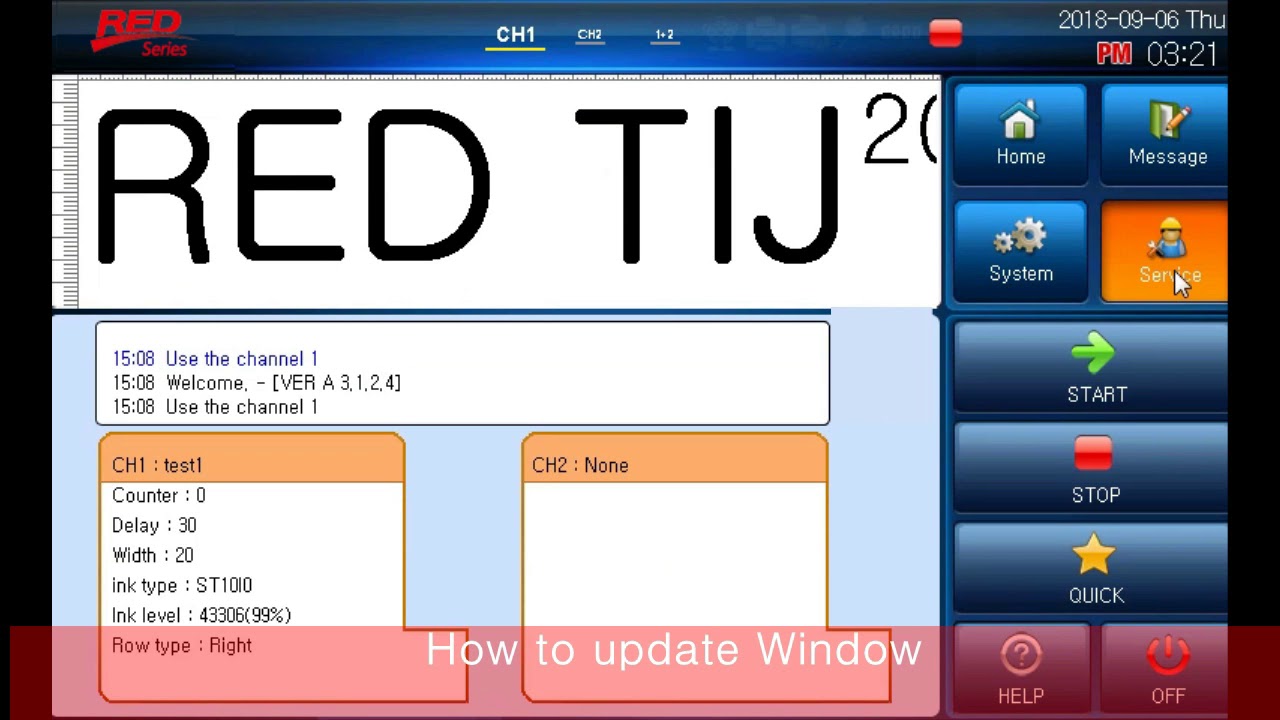 [RED SERIES MARKING]Update window files - YouTube