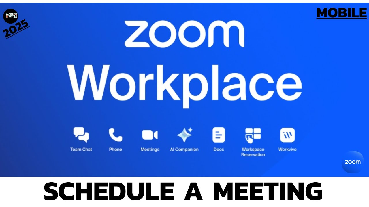 How to Schedule a Meeting on Zoom Workplace? Beginner’s Guide to ...
