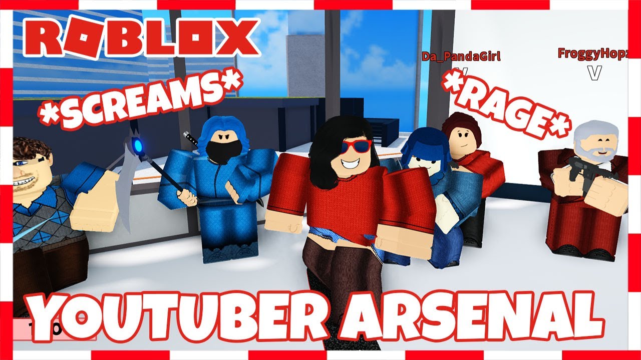 ROBLOX | SCREAMING ON ARSENAL - YouTube