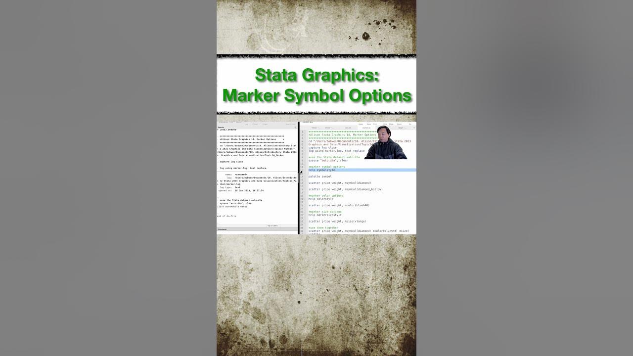 Stata Graphics: Marker Symbol Options - YouTube