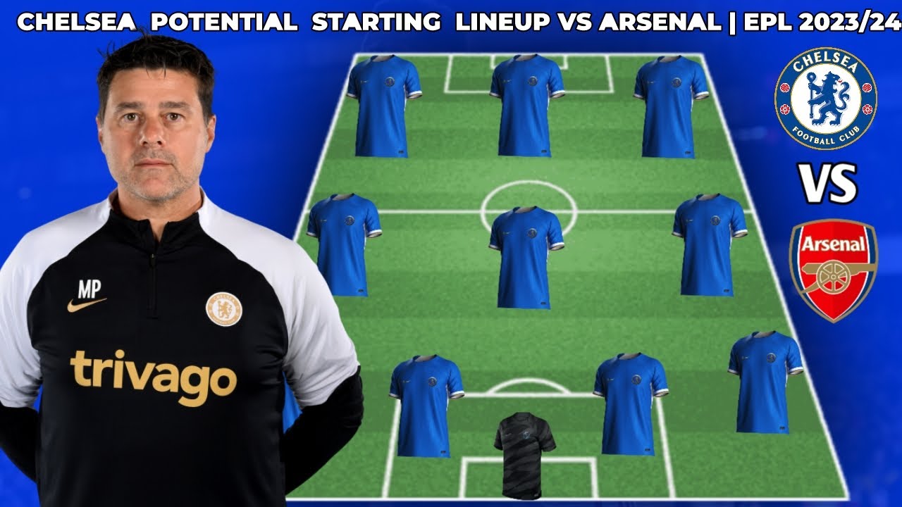CHELSEA VS ARSENAL Chelsea potential starting ENGLISH PREMIER LEAGUE ...