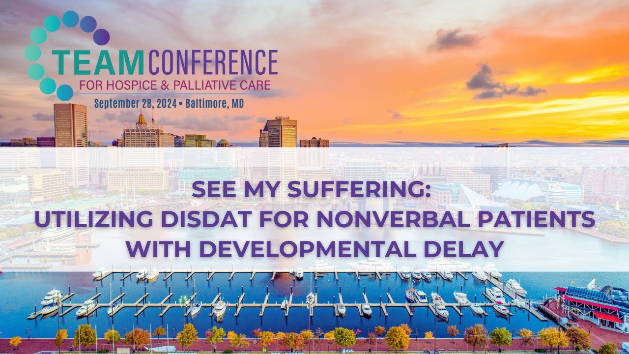 Session Feature: See my Suffering: Utilizing DisDAT for Nonverbal ...