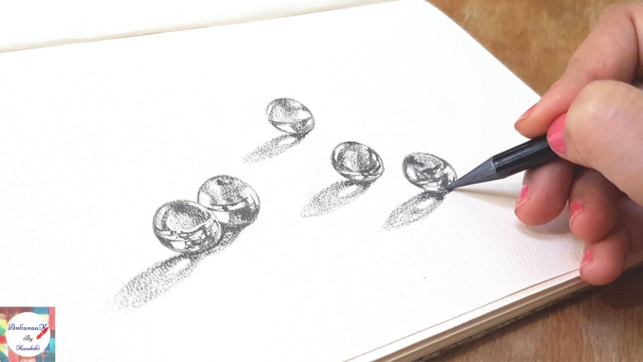 Easy drawing in 10min without eraser | How to draw Marbles - YouTube