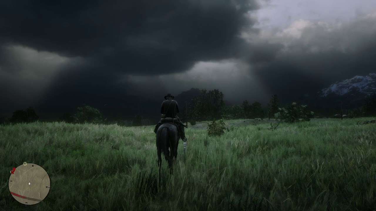 Red Dead Redemption 2 - A Spring Storm - YouTube